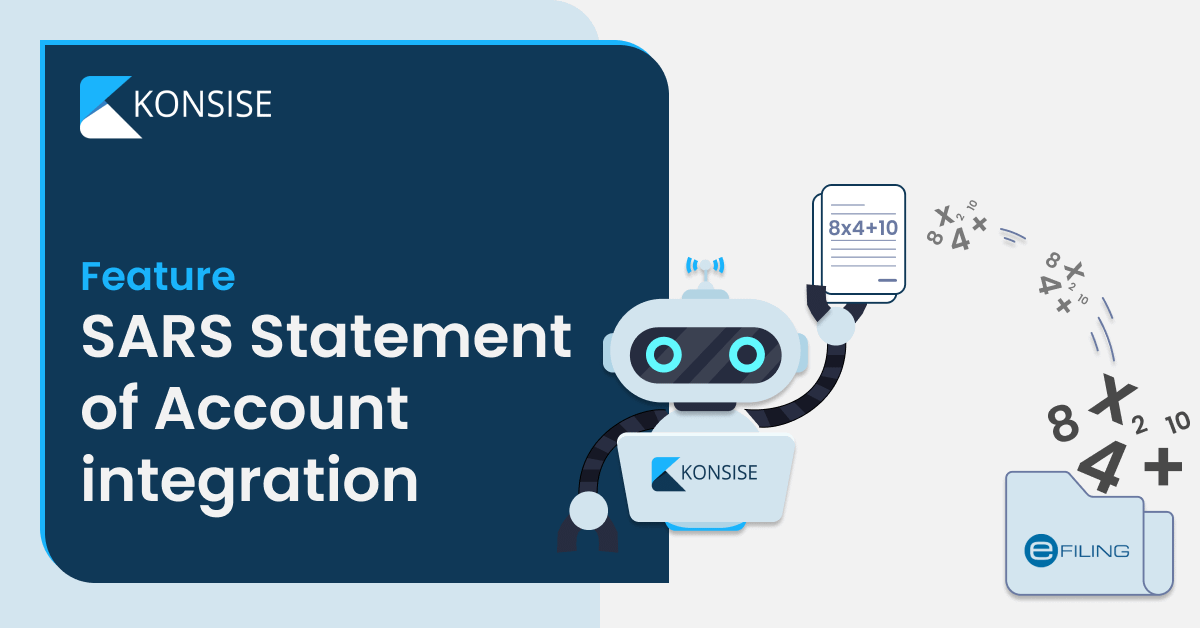 SARS statement of account integration - Konsise